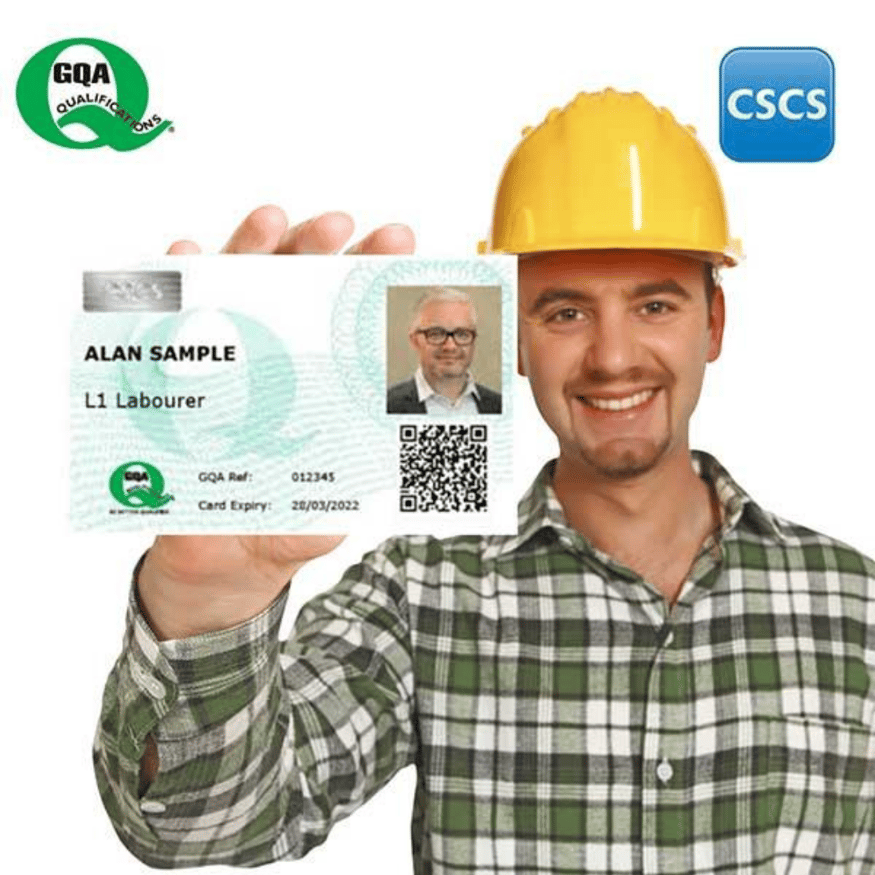 Online training and testing for GQA or NVQ CSCS Labourer Cards